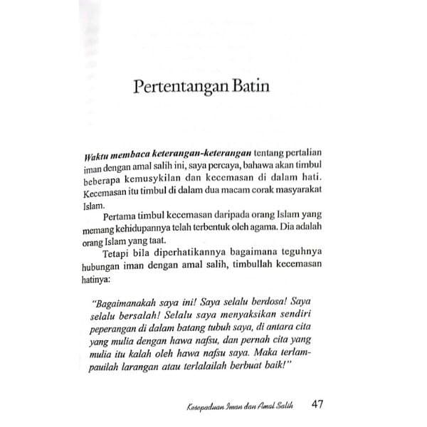 Kesepaduan Iman & Amal Salih – MalMega