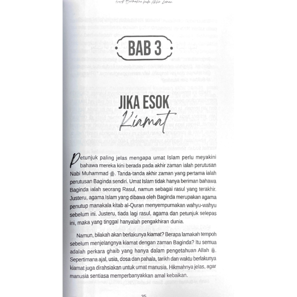 HIDUP BERMAKNA PADA AKHIR ZAMAN – Ikon Syabab – MalMega